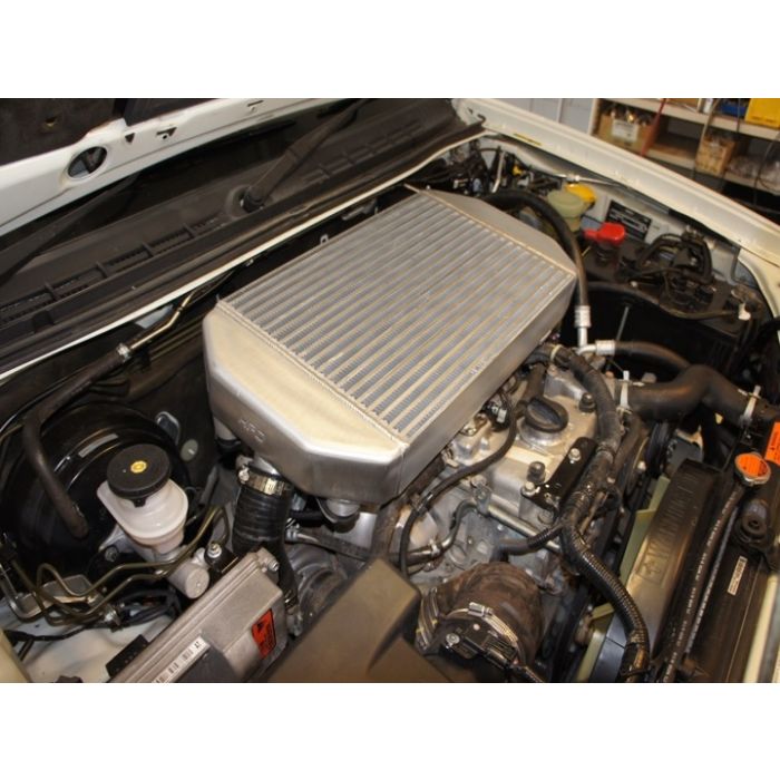 Holden Rodeo RA 2007 2008 top mount intercooler 4WD Intercoolers Turbo Kits Catch Cans Transmission Coolers Boost Controllers Air Intakes